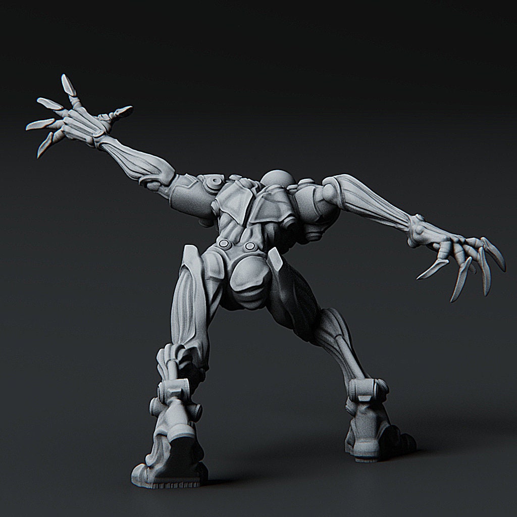 Warforged Assassin Miniature for Dungeons and Dragons - Etsy