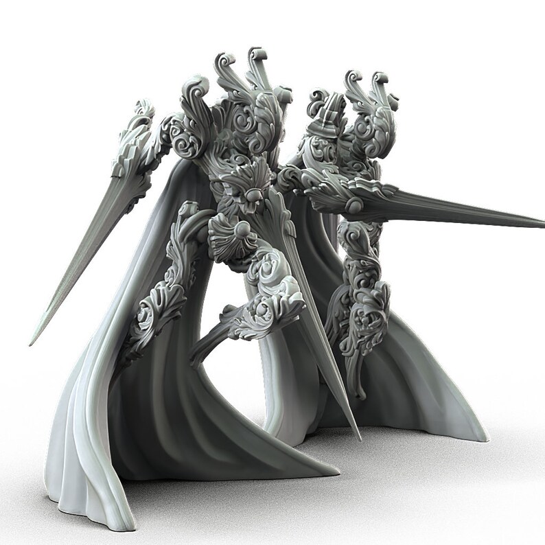 Gilded Knight Models for Dungeons and Dragons Pathfinder - Etsy