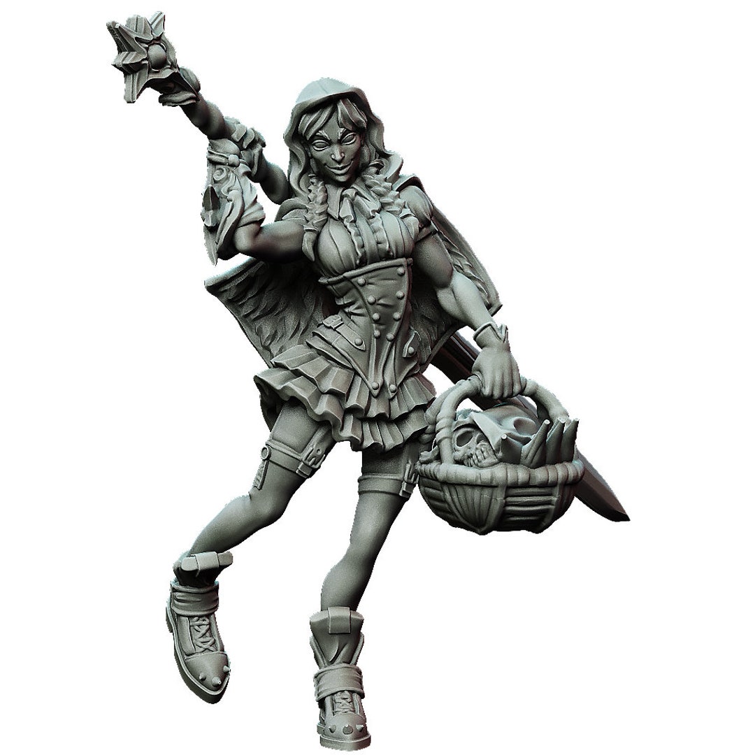 Red Hood Miniature for Dungeons and Dragons - Etsy