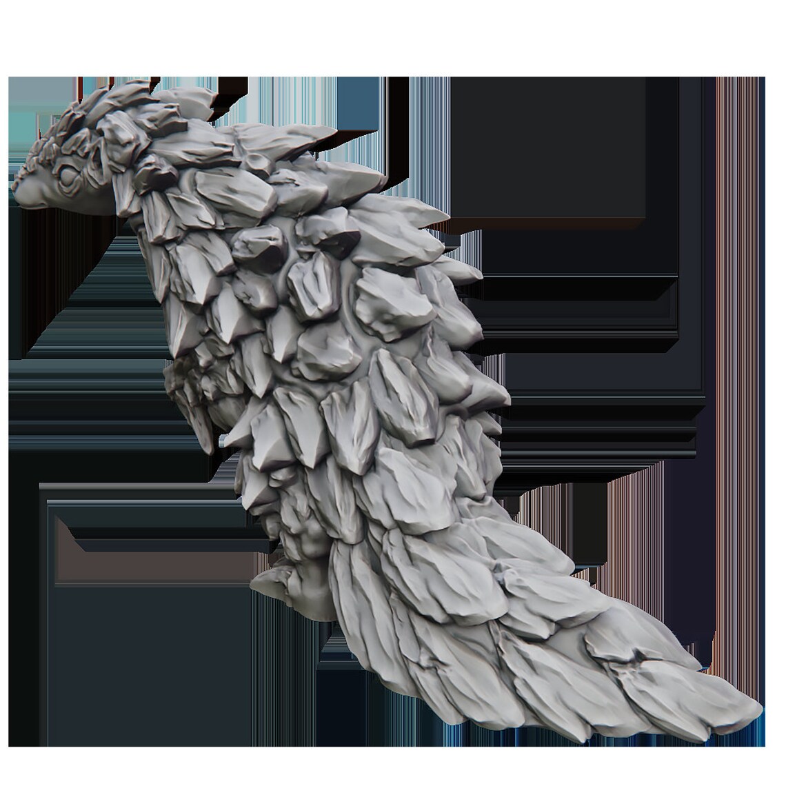 Magma Pangolin Miniature for Dungeons and Dragons - Etsy