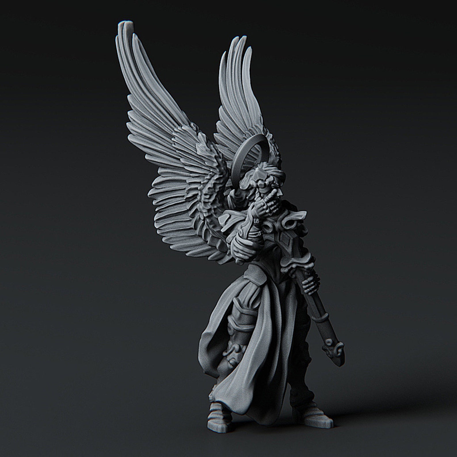 Deva Male Miniature for Dungeons and Dragons Pathfinder - Etsy