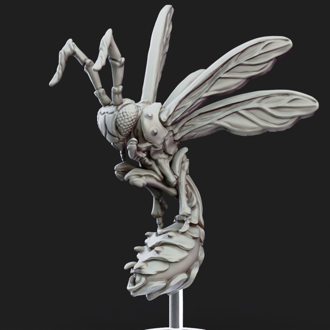 Fire Wasp Model for Dungeons and Dragons - Etsy