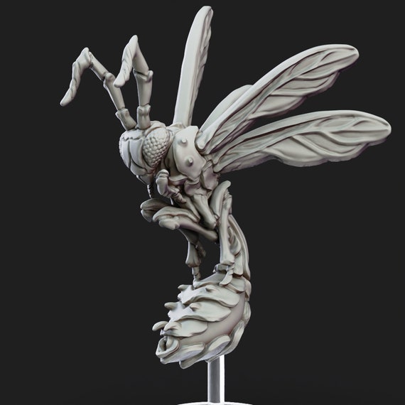 Fire Wasp Model for Dungeons and Dragons - Etsy