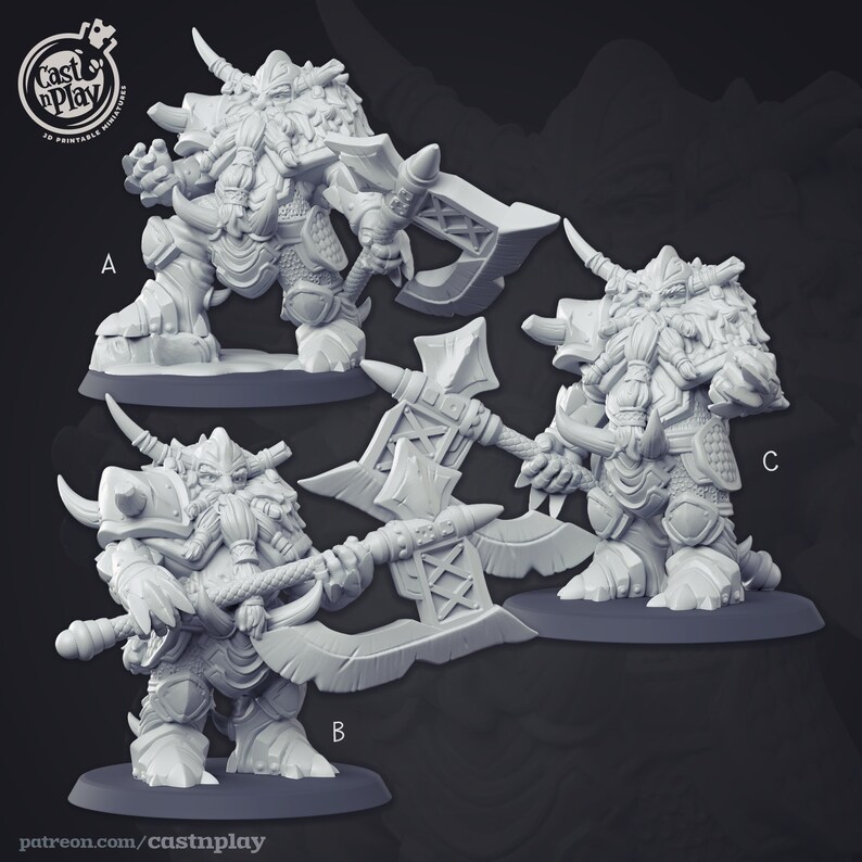 Dwarf Commander Miniature for Dungeons and Dragons - Etsy