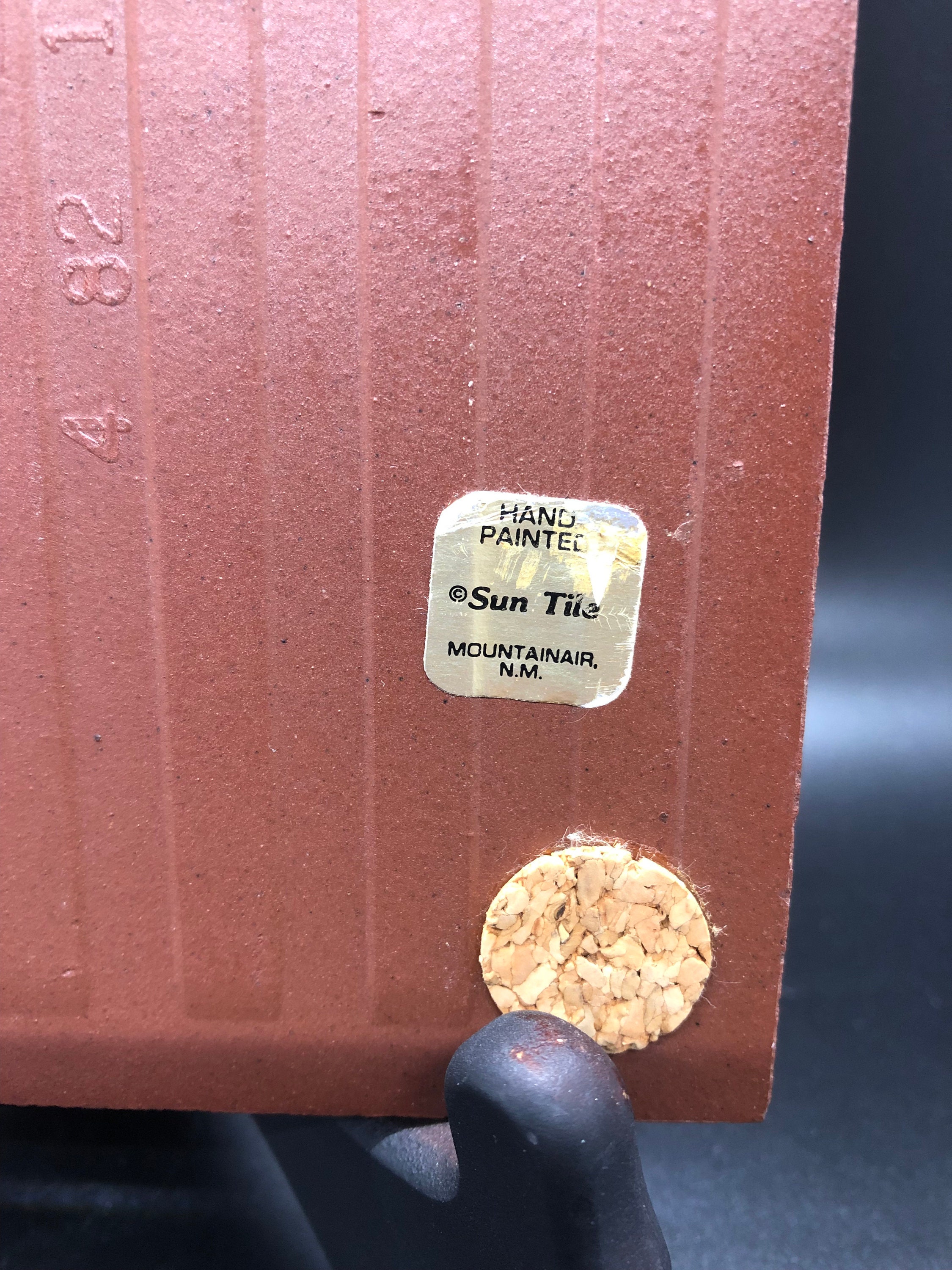 Hand Painted Steve Mcvey Sun Tile/trivet - Etsy