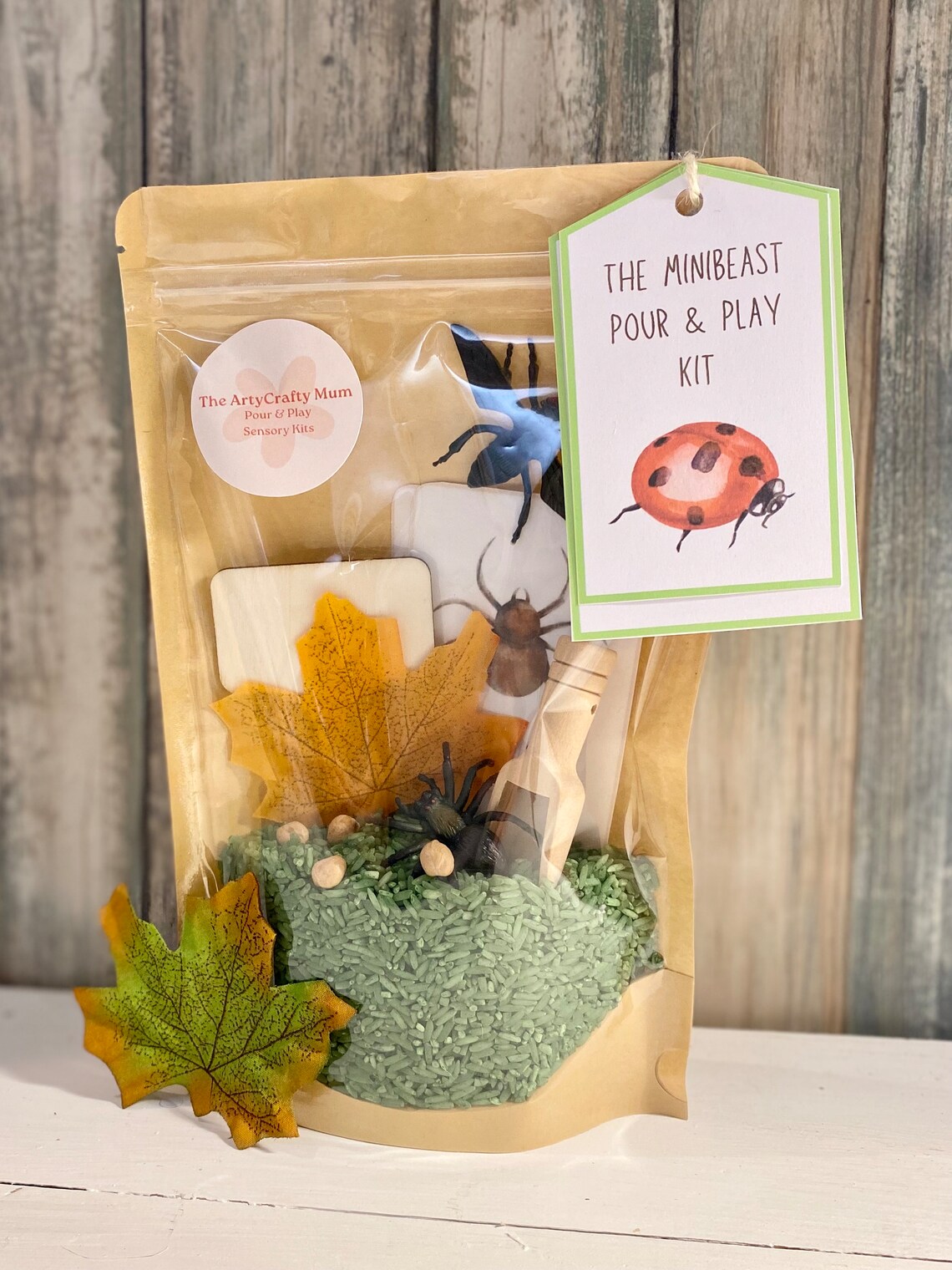 The Mini Minibeast Sensory Kit Flashcards Toddler Travel Childs Gift ...