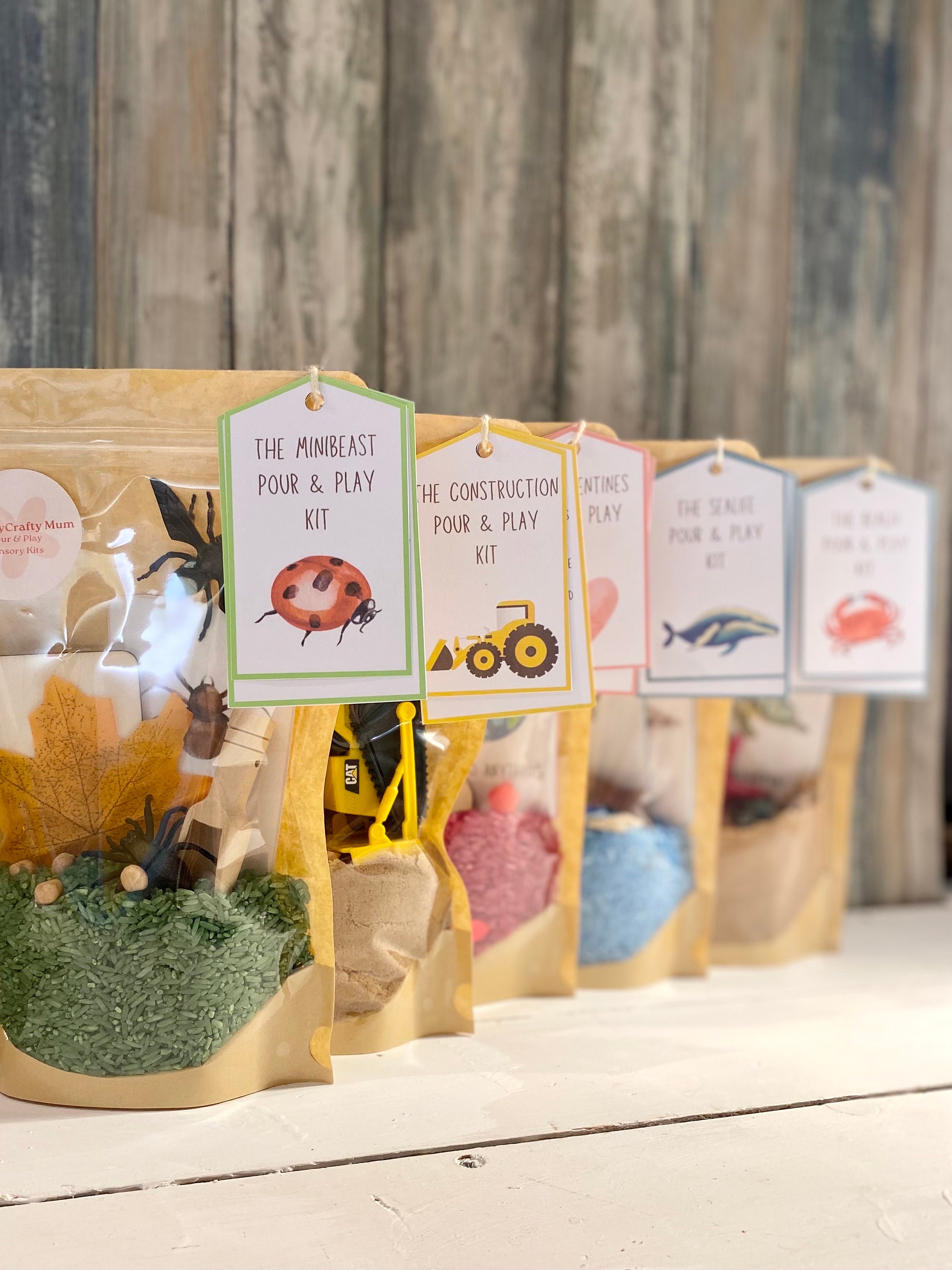 The Mini Minibeast Sensory Kit Flashcards Toddler Travel Childs Gift ...