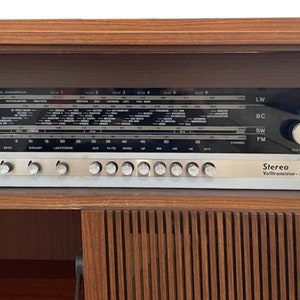 COMING SOON Mid Century Loewe Opta Stereo Console Record Player ...
