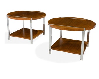 Two Tier Round Table - Etsy