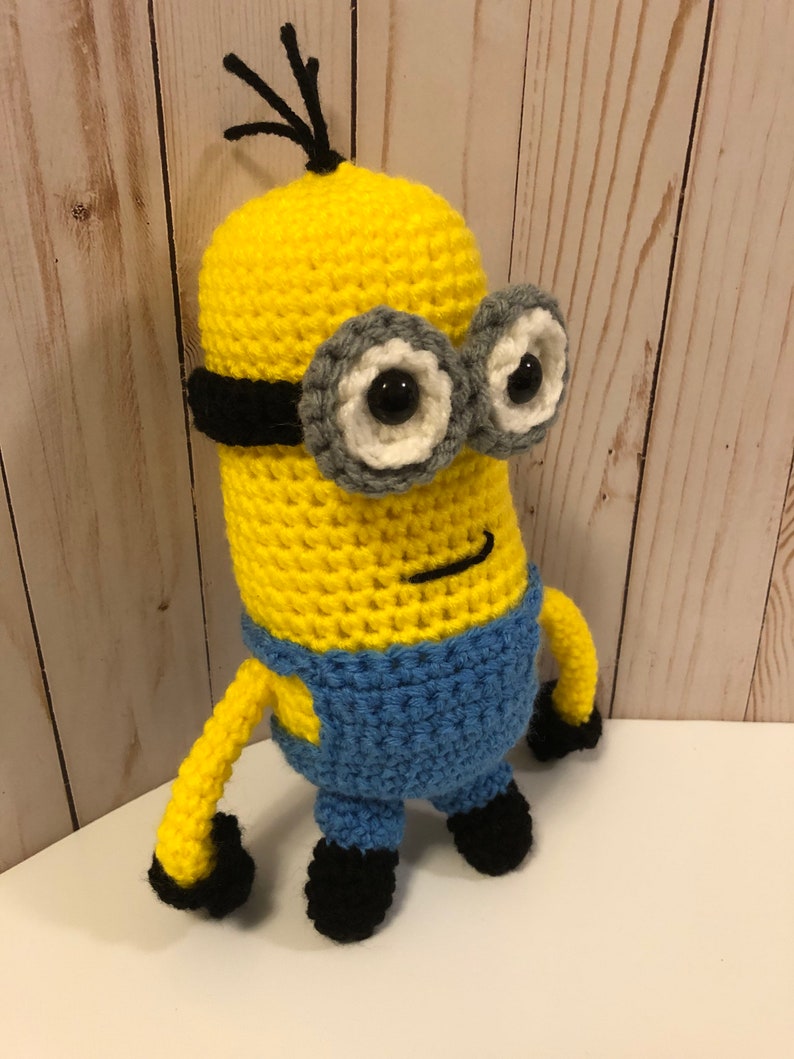 Crocheted Minion / Despicable Me / Minion Stuffy - Etsy