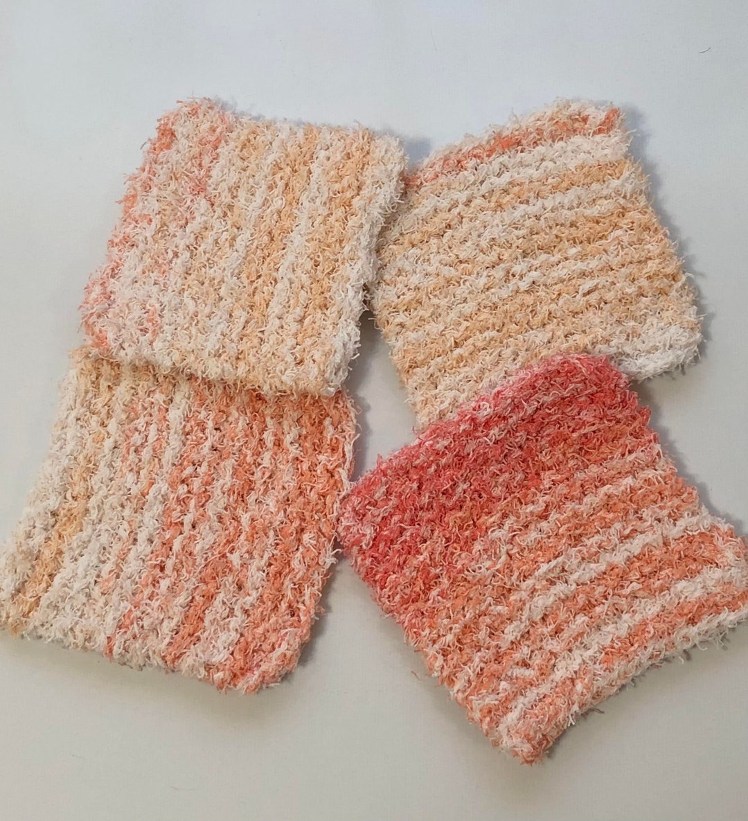 Double Knit Scrubbies / Durable / Reusable / Dish Scrubbies / Kitchen ...