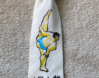 Japanese Anime Cartoon Sumo Wrestler Bow Tie Necktie Men's - Etsy