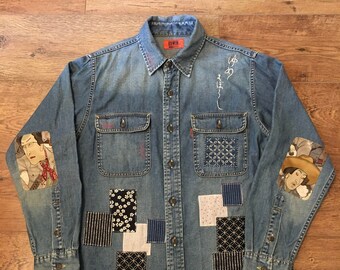 Japanese Boro Shirt - Etsy