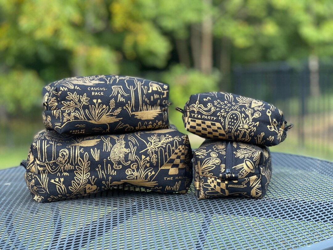 Rifle Paper Company Canvas Boxy Bag, Homemade Fully Lined Ditty Bag ...