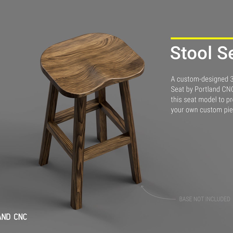 Cnc Bar Stool Chair - Etsy