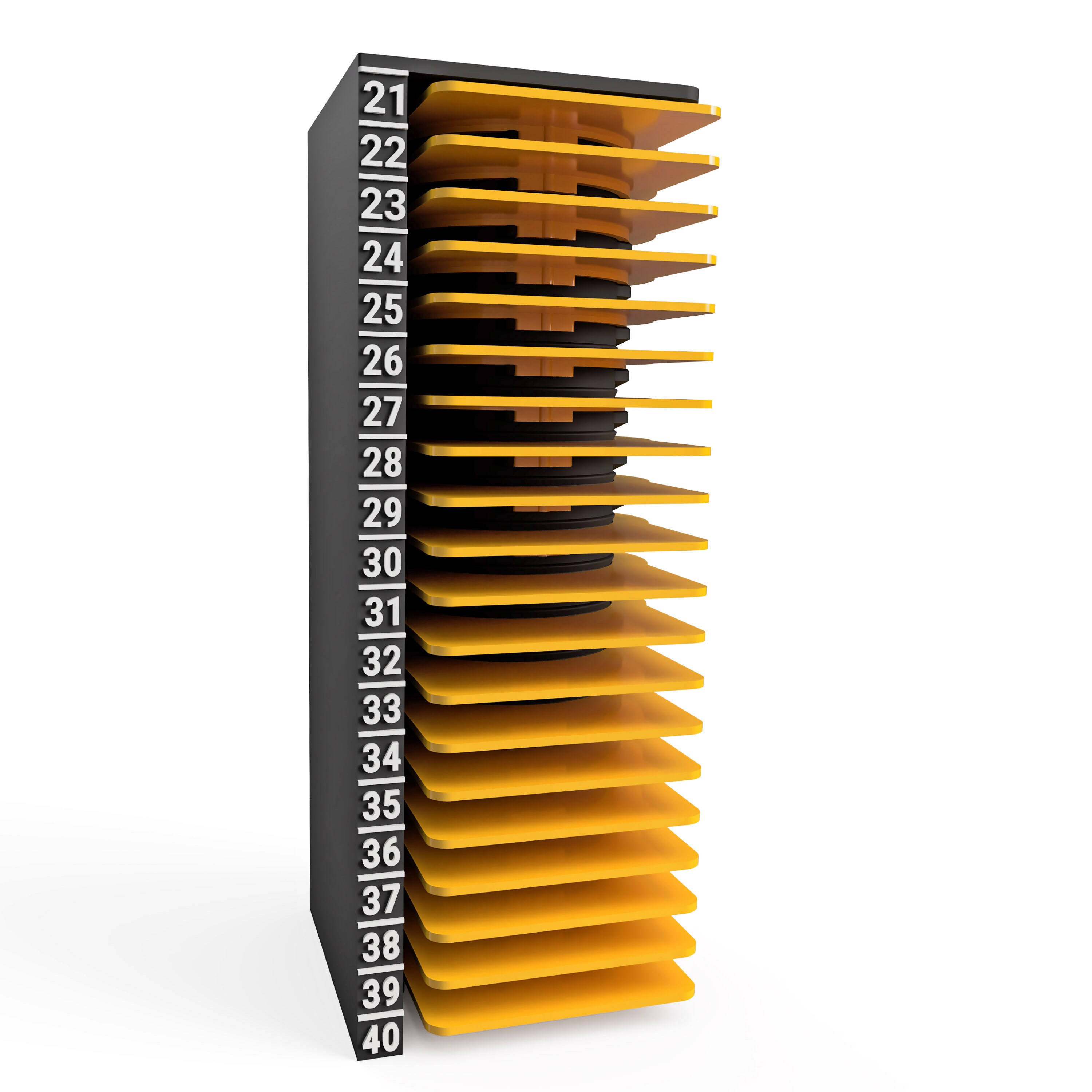 Tool Tag Tower CAT40 / CNC / CNC Mill Organization / Lean Manufacturing ...