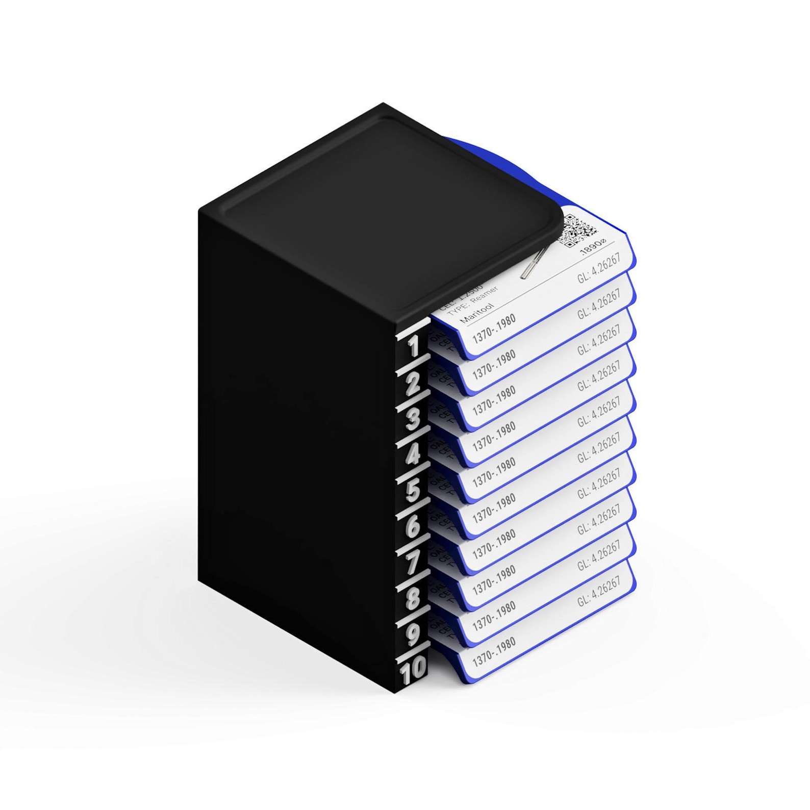 Tool Tag Tower BT30 / CNC / CNC Mill Organization / Lean Manufacturing ...