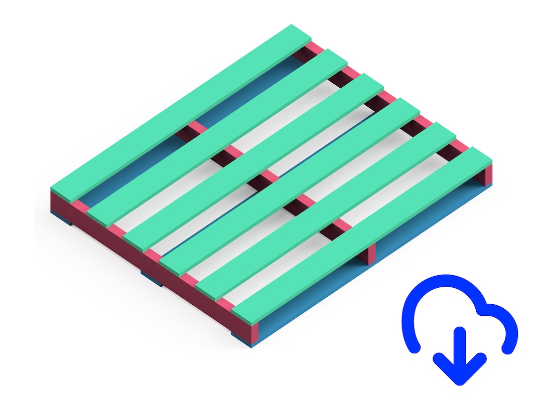 Parametric Pallet Download Fusion 360 Customize Pallet 3D Model - Etsy