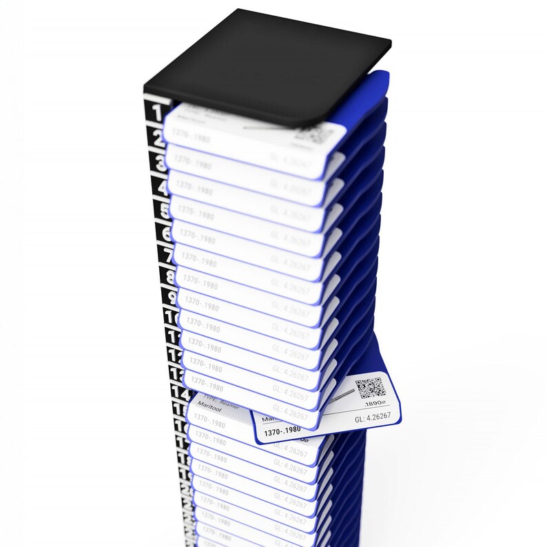 Tool Tag Tower BT30 / CNC / CNC Mill Organization / Lean Manufacturing ...