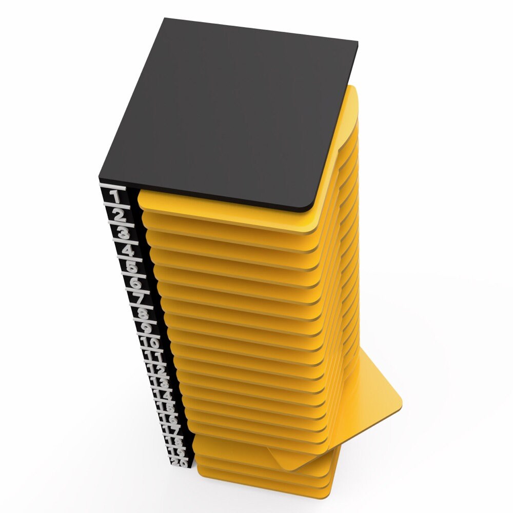 Tool Tag Tower CAT40 / CNC / CNC Mill Organization / Lean Manufacturing ...