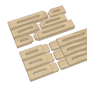 CNC Clamps, Hold Clamps for CNC Router + Digital Plans + CNC Files for ...