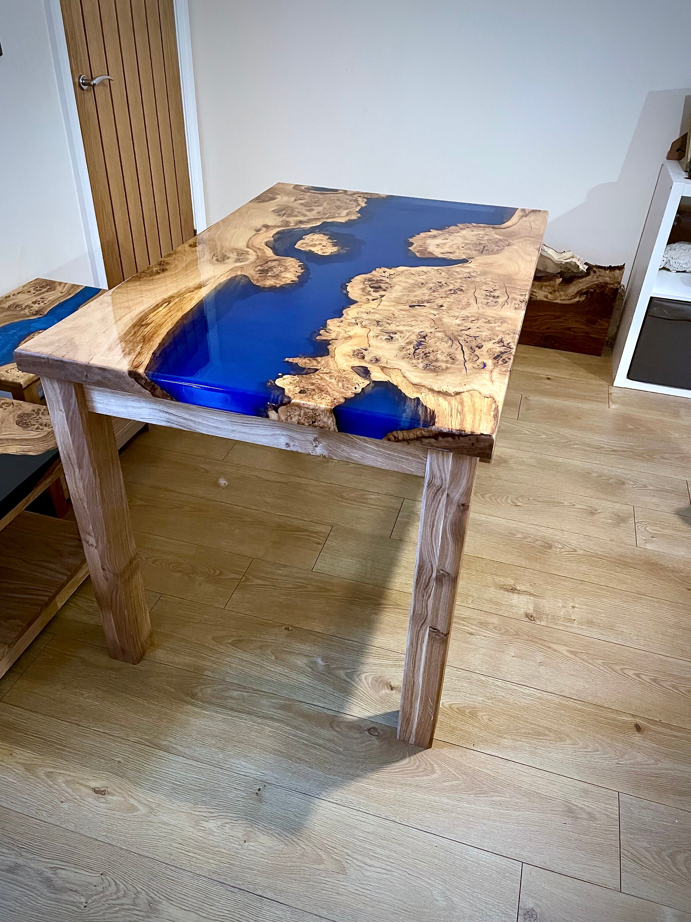 Burr Oak River Dining Table/kitchen Table. - Etsy