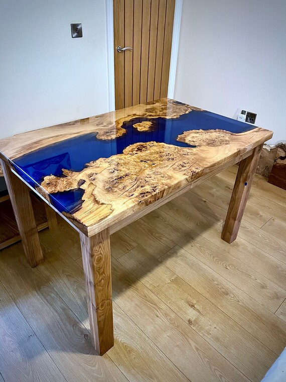 Burr Oak River Dining Table/kitchen Table. - Etsy