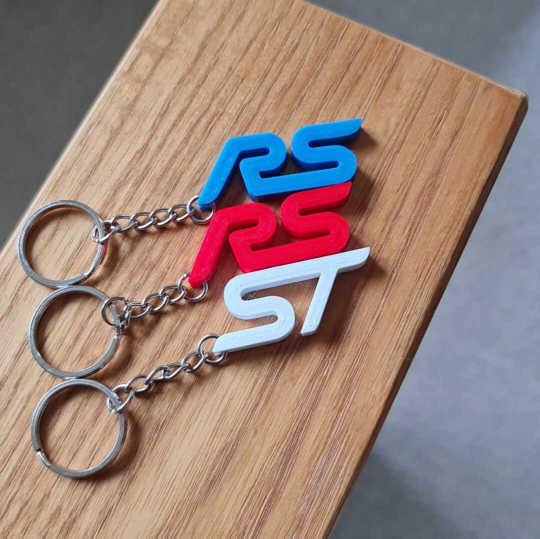 ST/RS Ford Style Keyring Fiesta, Focus RS, Gift, Car Gift, Keyring ...