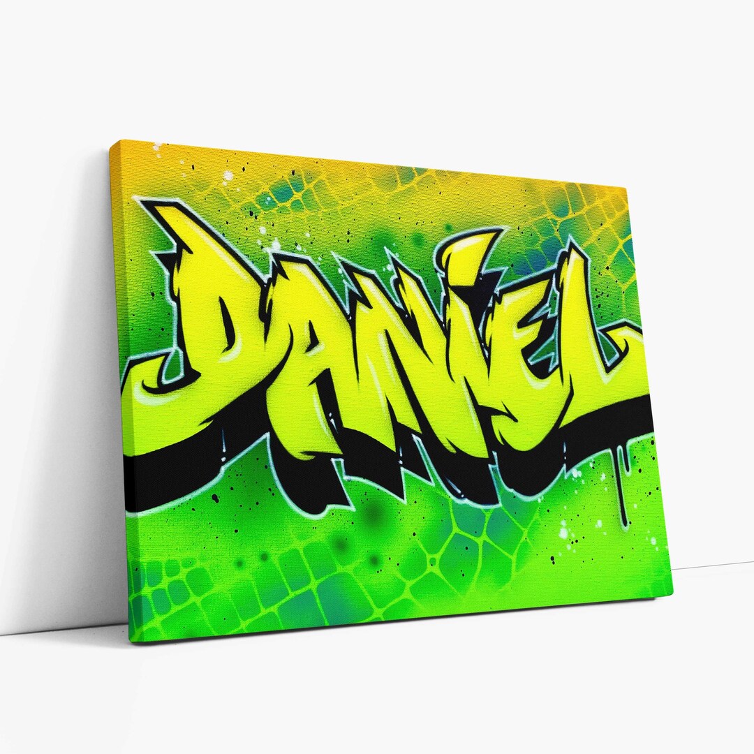 Custom Banksy Graffiti Urban Style Modern Street Wall Art, Airbrush ...