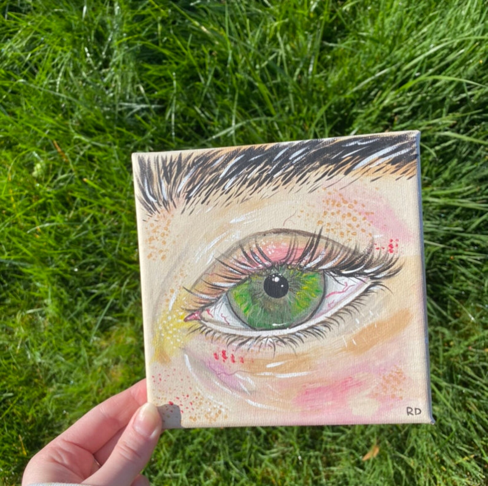 Realistic Eye Painting Wall Art/ Home Decor - Etsy