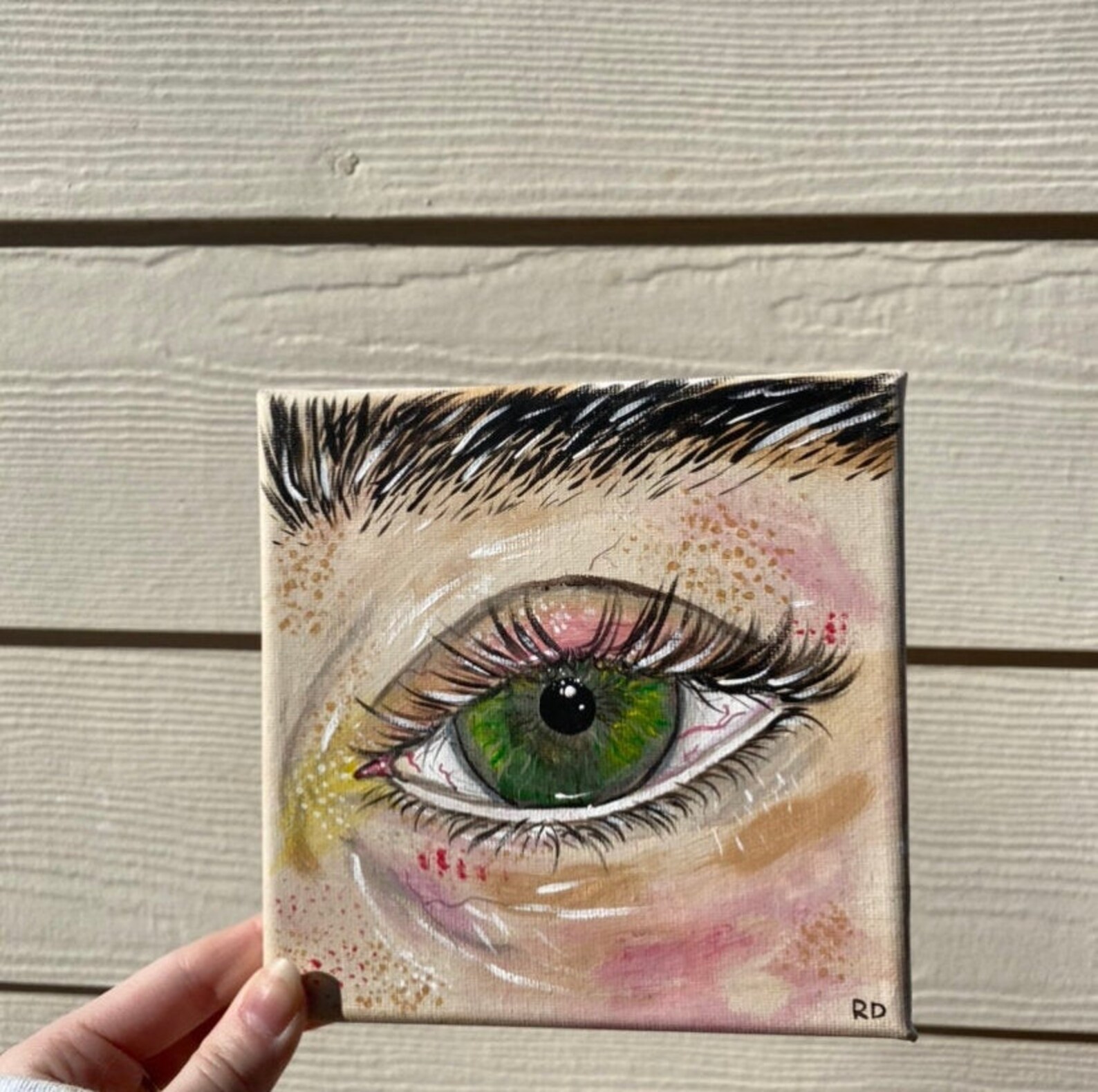 Realistic Eye Painting Wall Art/ Home Decor - Etsy