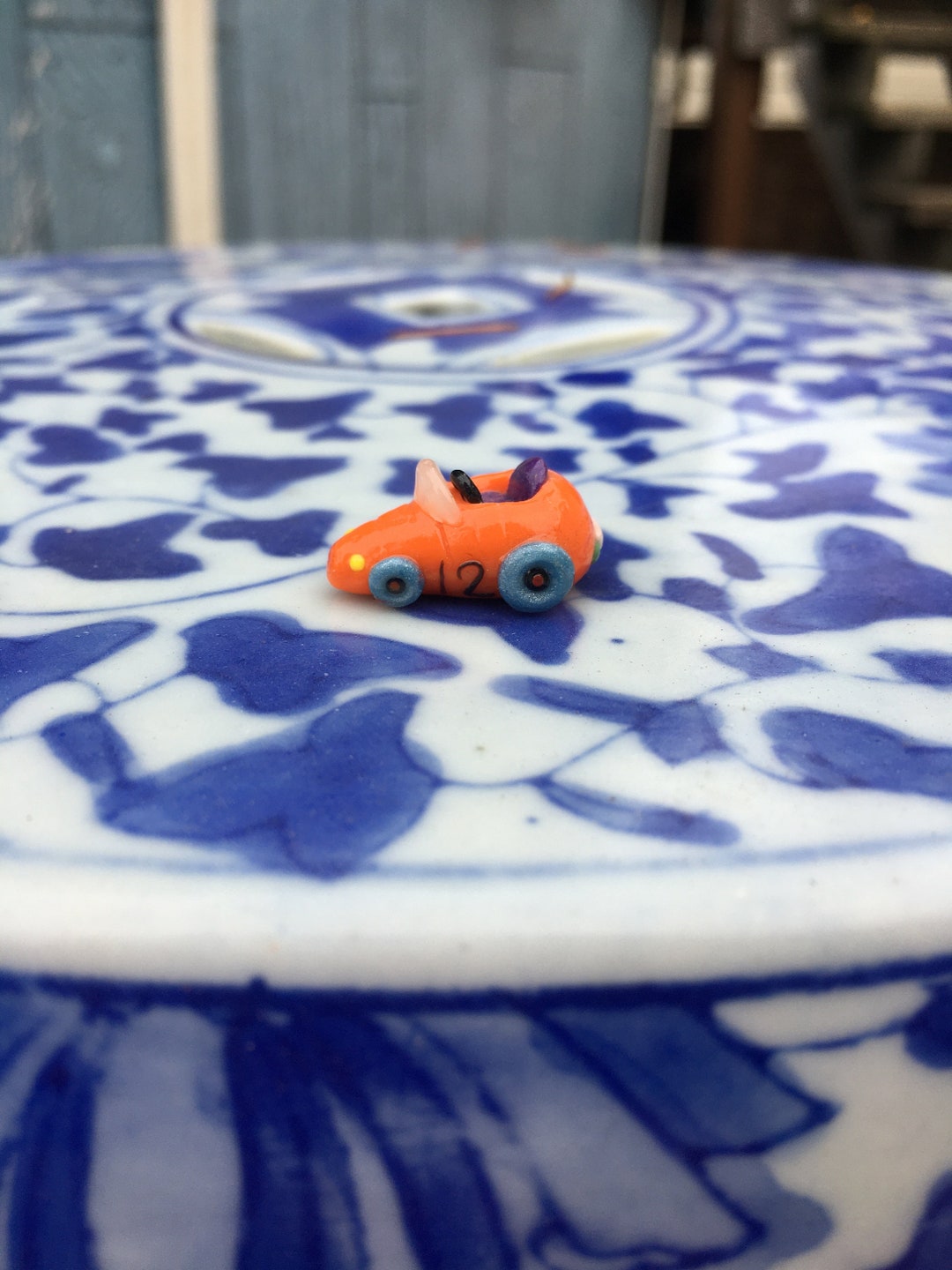Miniature Polymer Clay Carrot Race Car - Etsy