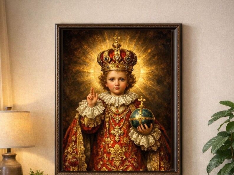 Infant Jesus of Prague Catholic Art Downloadable | Jesus the Child King ...
