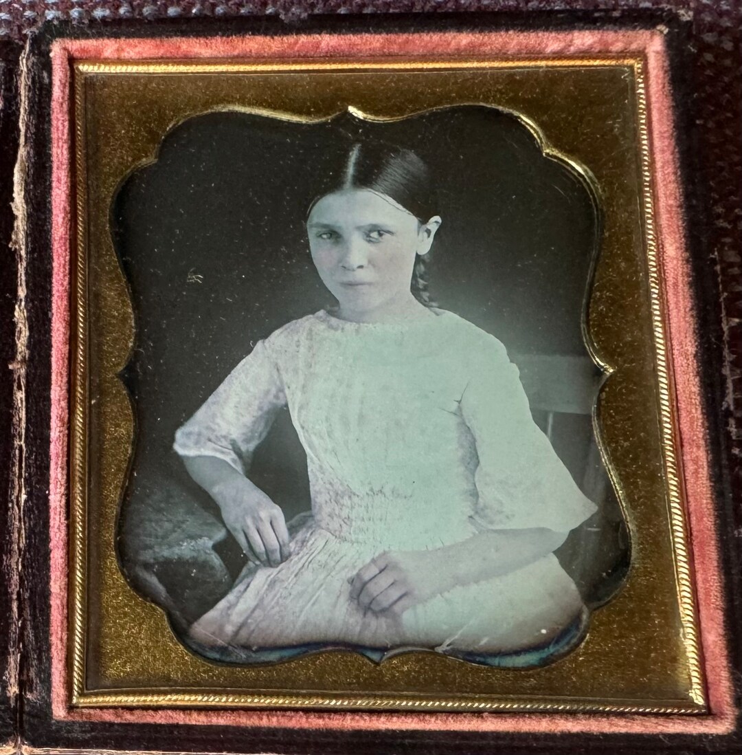 Two -6 Th Plate Daguerreotypes in Two Complete Cases. 1849 Images., - Etsy