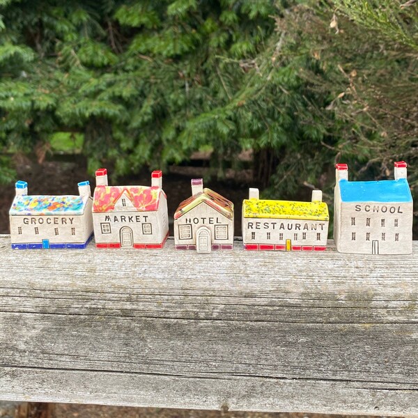 Ceramic Spice Houses - Etsy