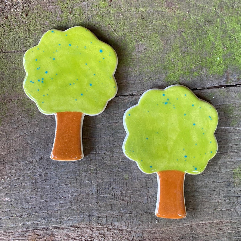 Tile With Tree - Etsy UK