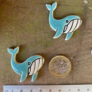Handmade DIY Mosaic Whale Shape Tiles, Ceramic Mosaic Sealife Tile - Etsy