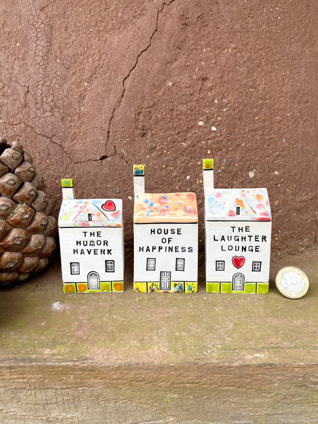 Tiny Ceramic Houses, Gifts for Friends, Present for Her,handmade Tiny ...