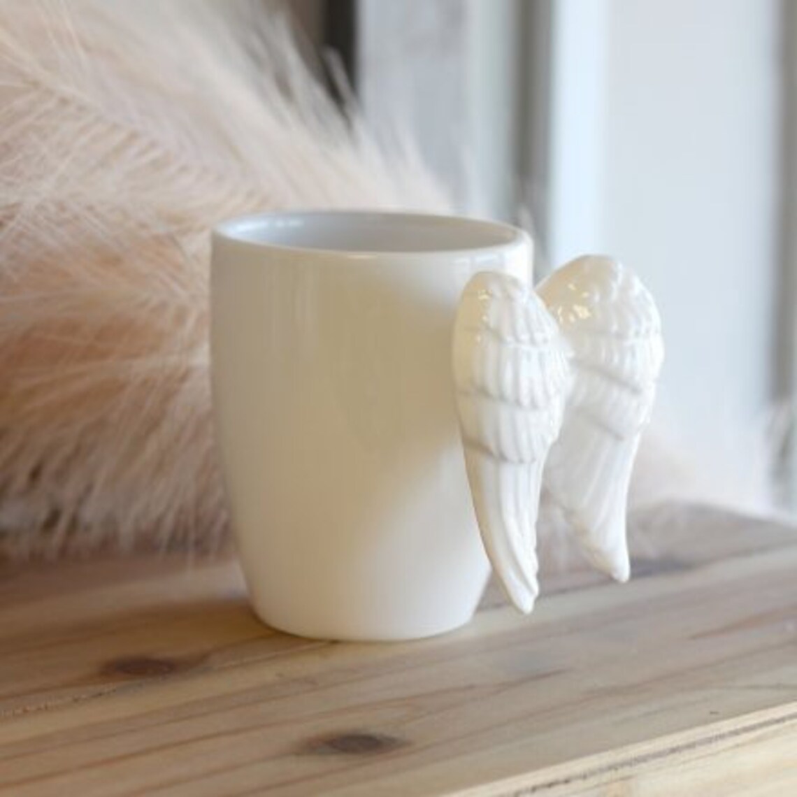 Silver Angel Wings Tea Mug Coffee Mug Decorated Mug - Etsy UK