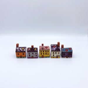 Tiny Ceramic House , Miniature House, British Houses, Cute Pottery ...