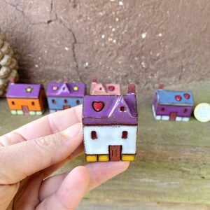 Tiny Ceramic House , Miniature House, British Houses, Cute Pottery ...