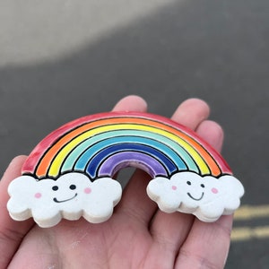 Rainbow Magnet, Large Rainbow Magnet, LGBTQ+ Gift - Etsy