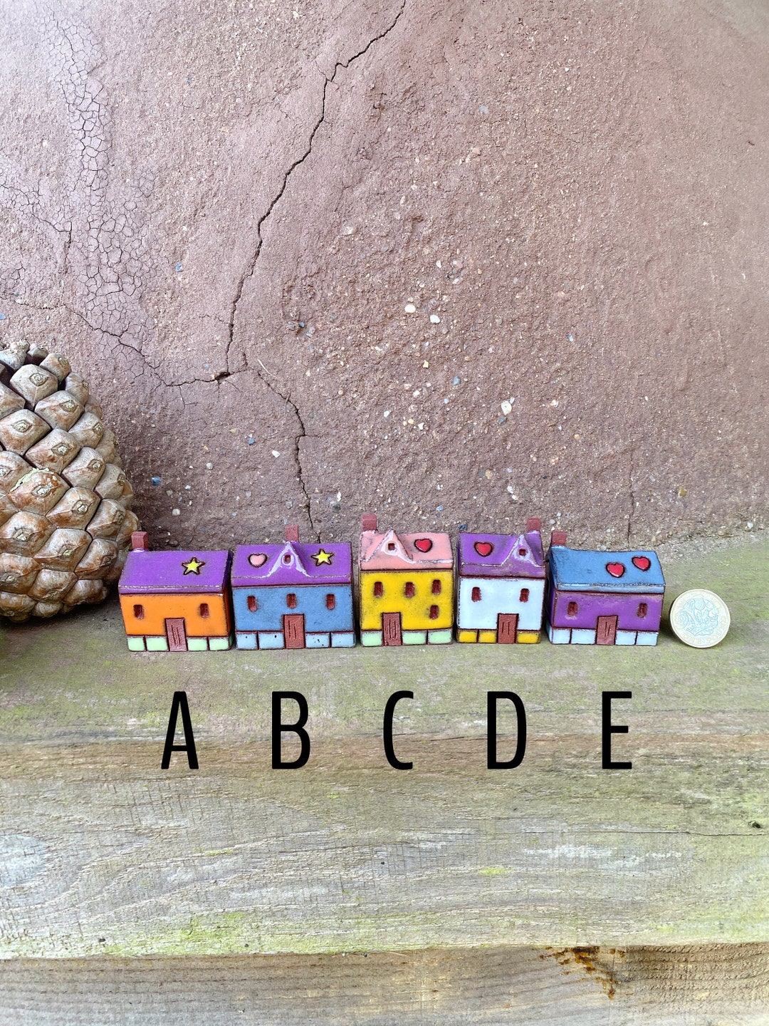 Tiny Ceramic House , Miniature House, British Houses, Cute Pottery ...