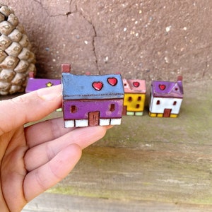Tiny Ceramic House , Miniature House, British Houses, Cute Pottery ...