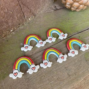 Handmade DIY Mosaic Rainbow Shape Tiles, Ceramic Mosaic Colourful Tile ...