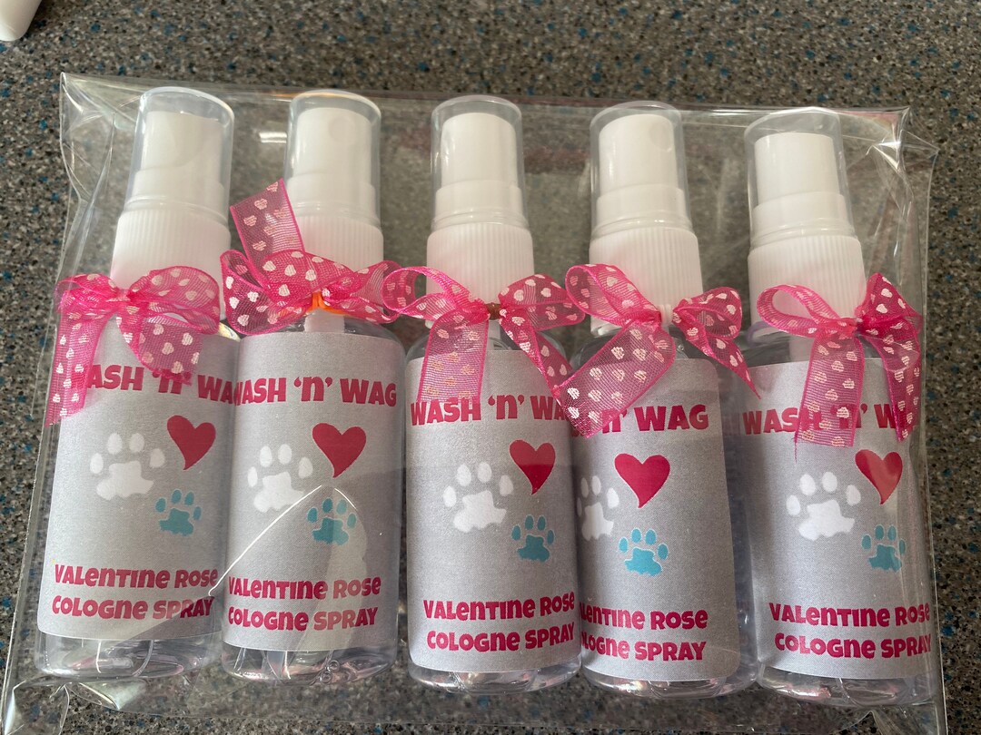Personalised Dog Cologne Pawfume Perfume Spray Valentine Rose - Etsy