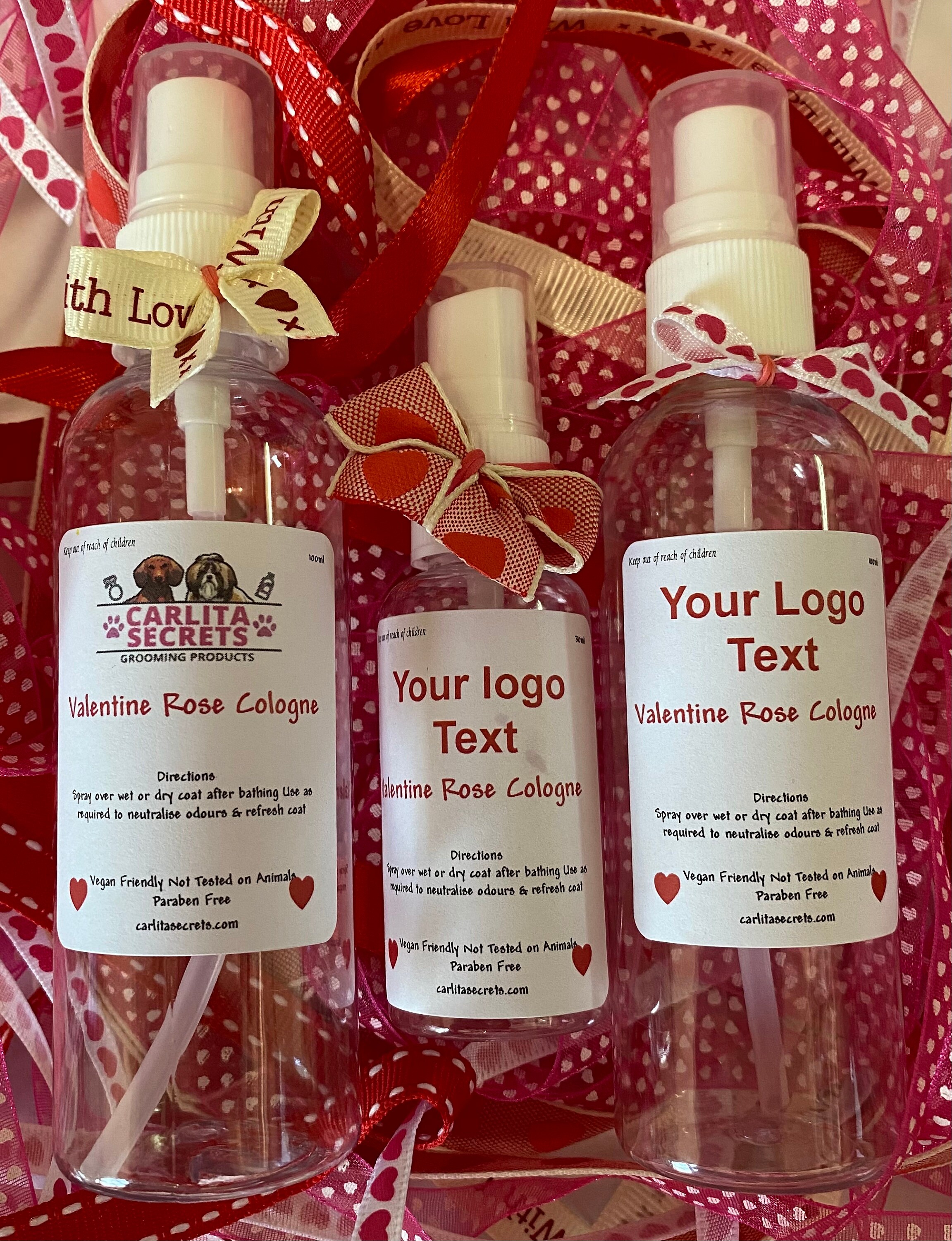 Personalised Dog Cologne Pawfume Perfume Spray Valentine Rose - Etsy
