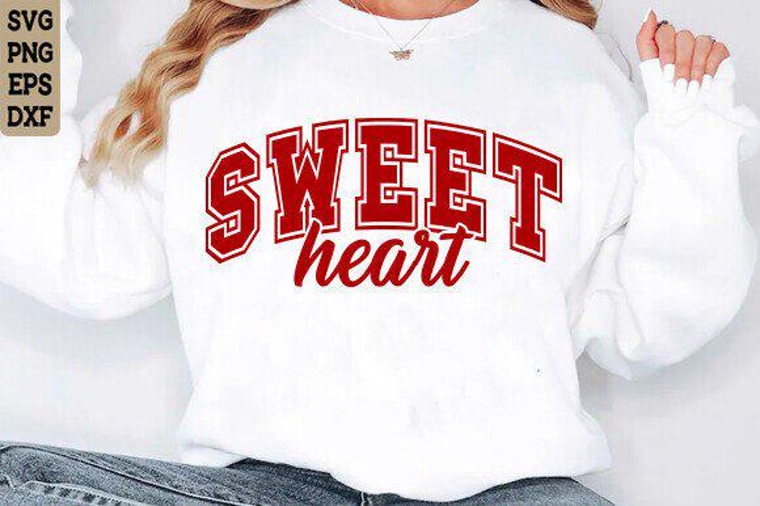 Sweet Heart SVG, Valentines Day SVG PNG - Etsy