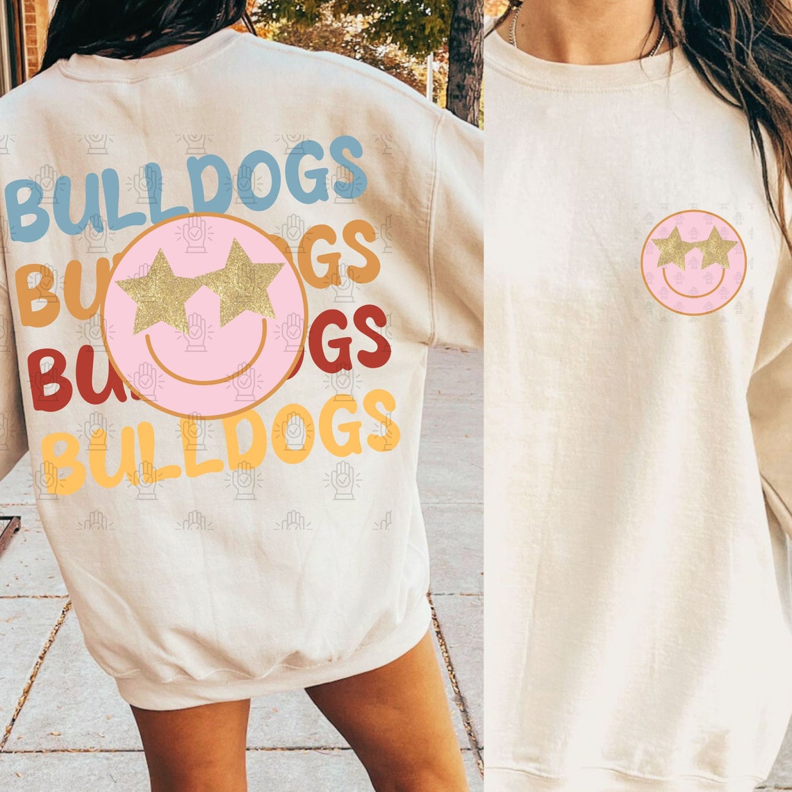 Preppy Mascot Bulldog Mascot Bulldog Pride Mascot Vibes - Etsy