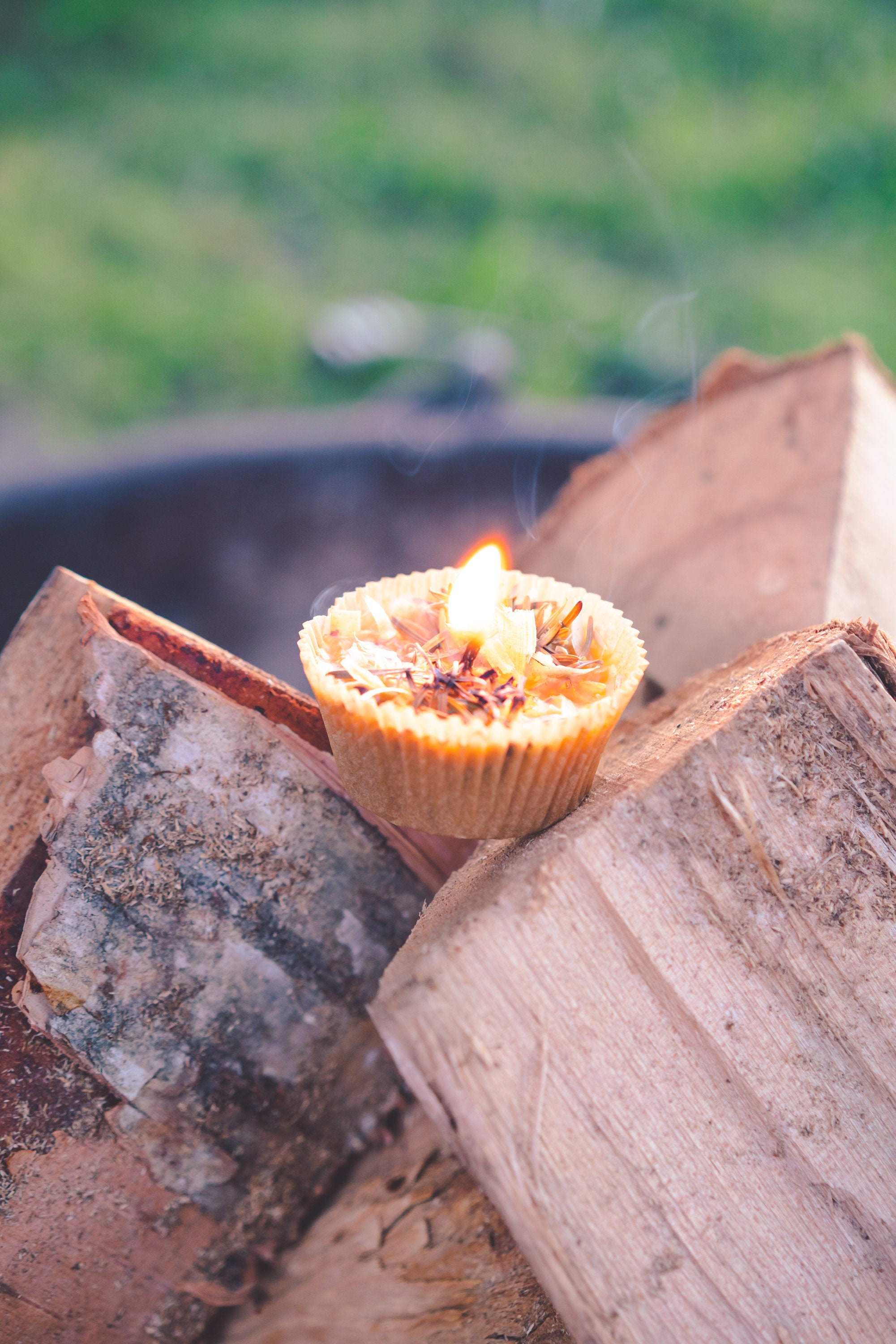 Citronella + Camphor Fire Starters (3-pack) Eco-friendly | Beeswax ...